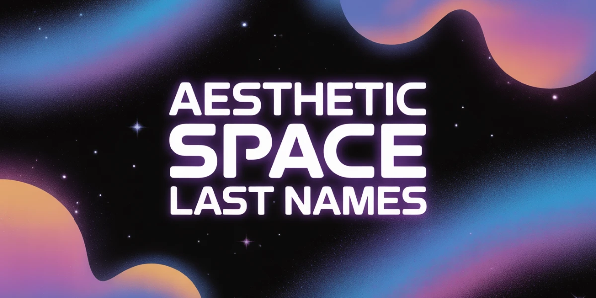 Aesthetic Space Last Names